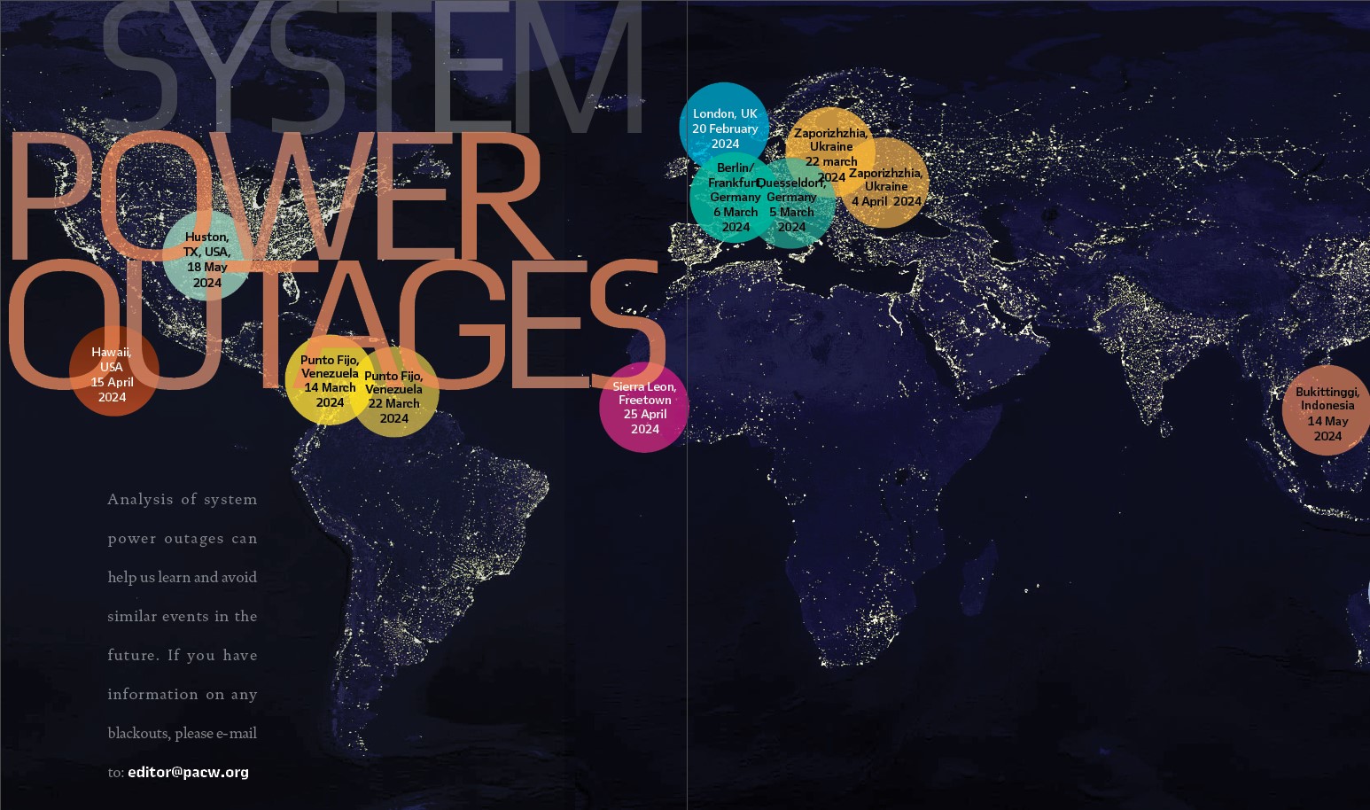 Power outages, June 2024 | PAC World